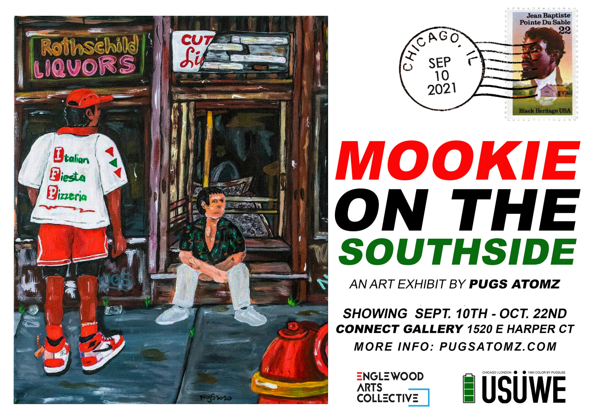 Pugs Atomz Shares Solo Art Exhibition Chicago's Connect Gallery ...