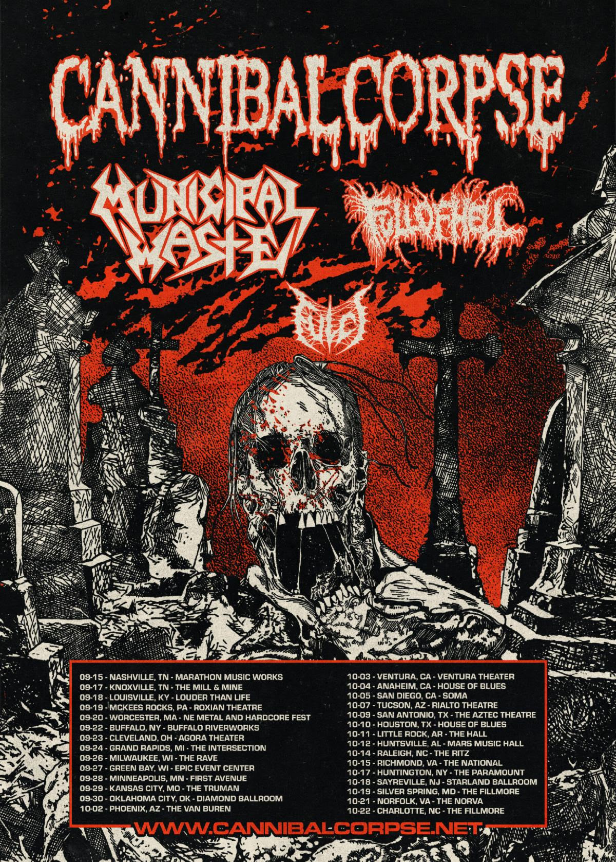 Cannibal Corpse Welcomes Full Of Hell To Their US Headlining Tour ...